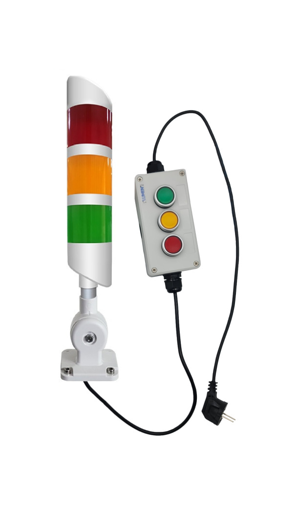 Wieża sygnalizacyjna LED M4-50S 3 poziomy ANDON 100-240V